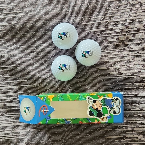 Disney | Other | 3 Pk Of Mickey Golf Balls | Poshmark